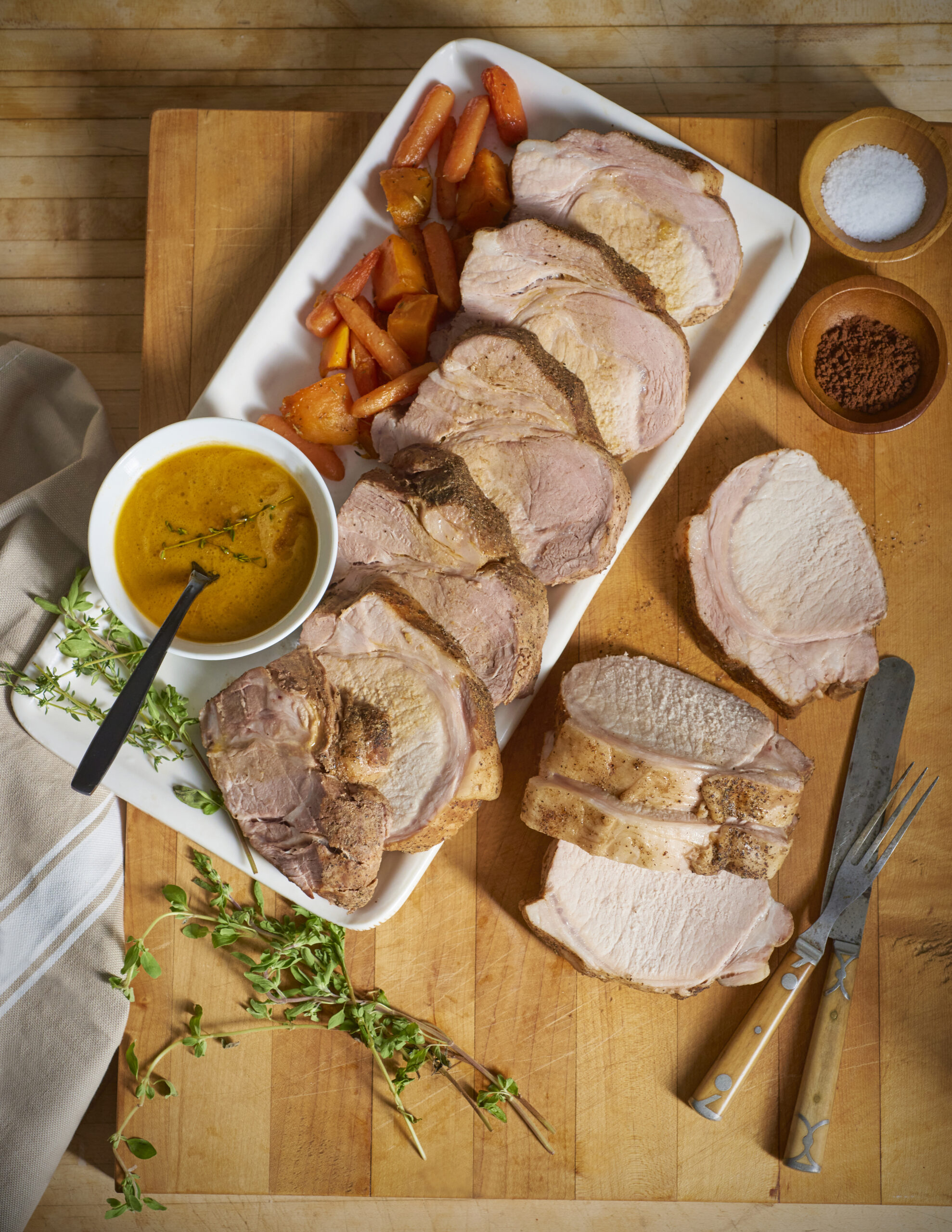 Cook This Now! Chef Sandy Bermudez's pork loin with red eye sauce ...