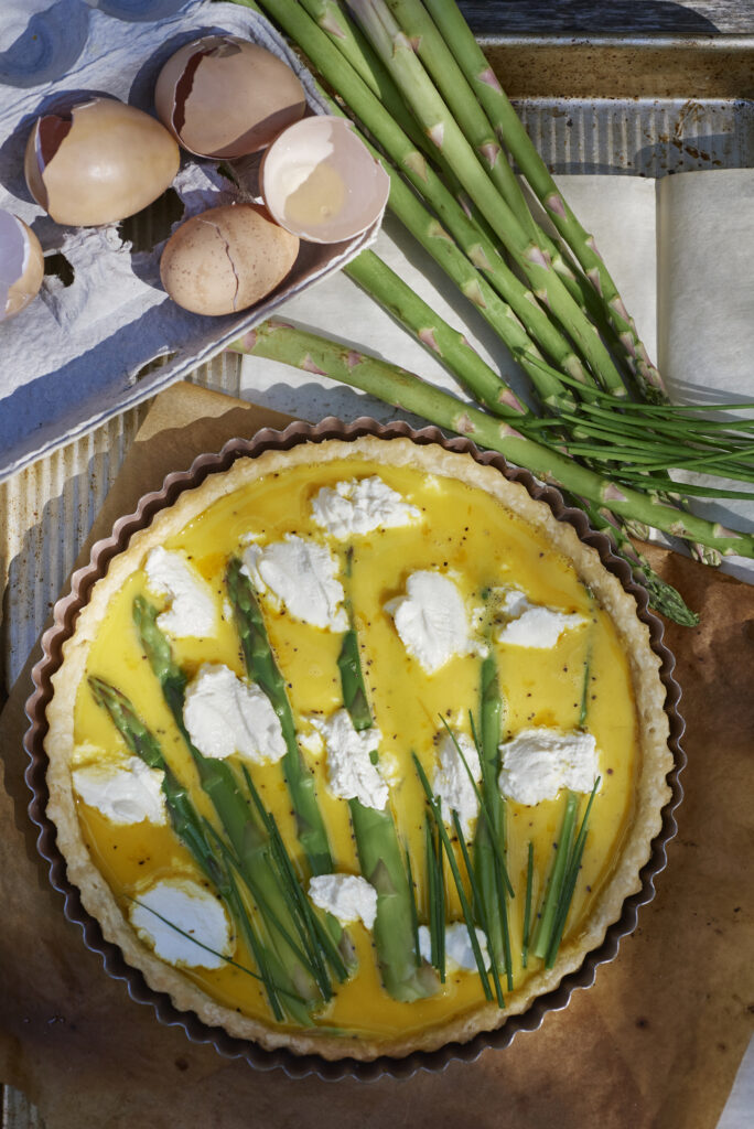 Cook This Now! Arden Chapin’s asparagus, ricotta and chive tart ...